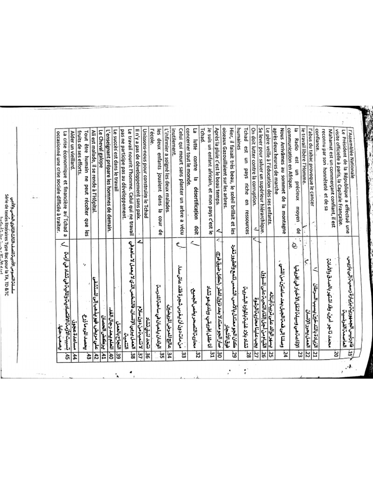 Type Bac Arabe-1 | PDF