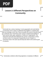 Community Engagement Module 1 - Lesson 2 | PDF | Social Science | Sociology