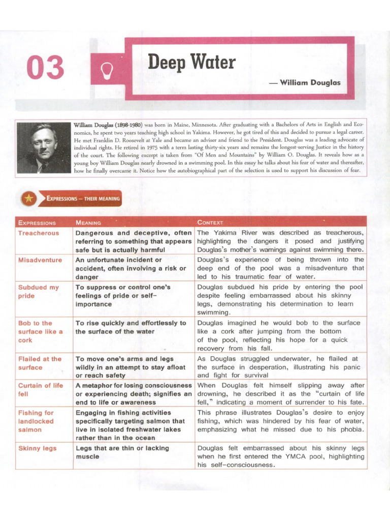 Deep Water Study Material | PDF