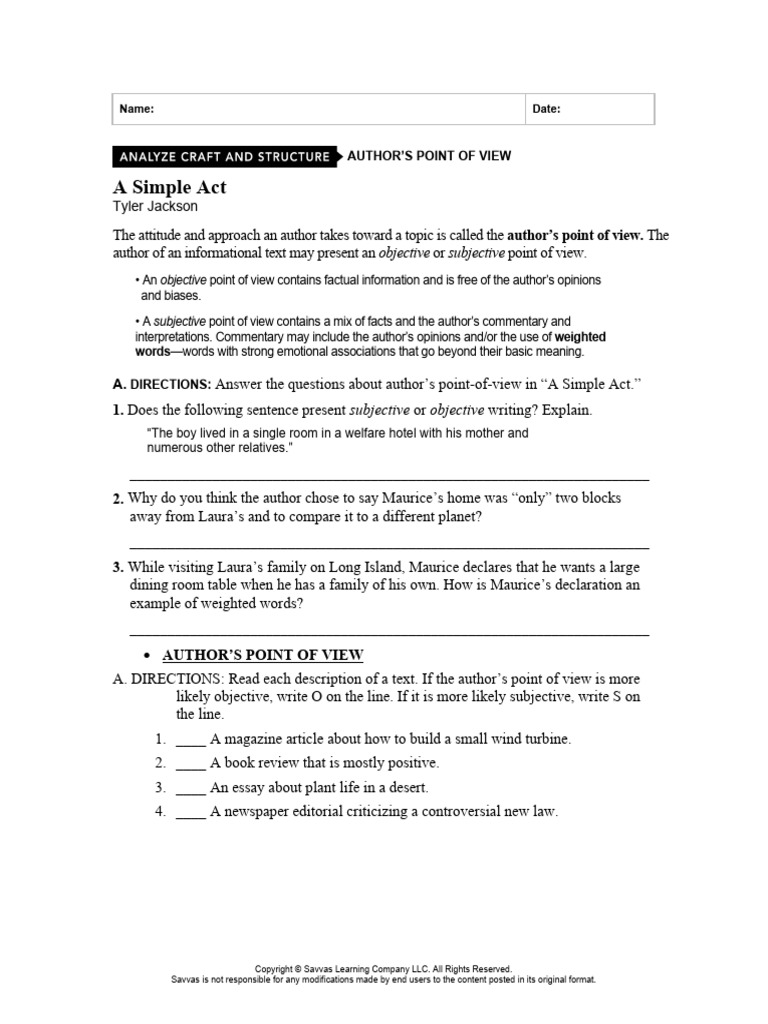 A Simple Act Grammar | PDF