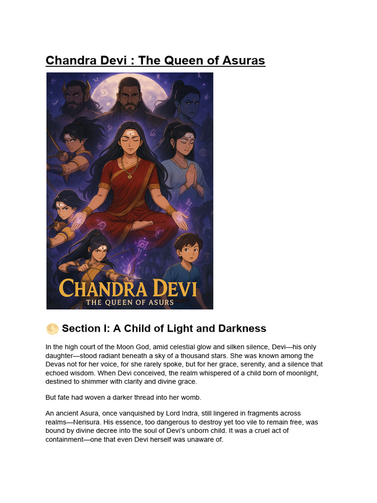Chandra Devi - The Queen of Asuras | PDF | Devi | Shiva