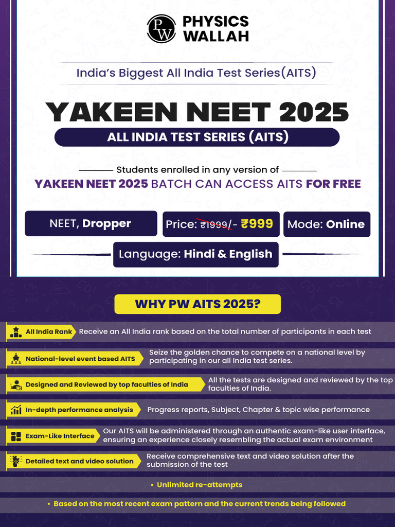 PW Syllabus Dropper NEET | PDF | Chemistry | Mechanics