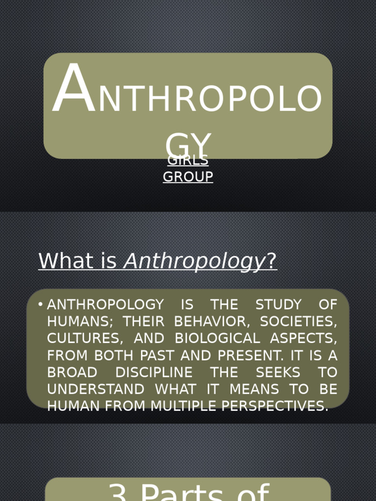 Understanding Anthropology Basics | PDF