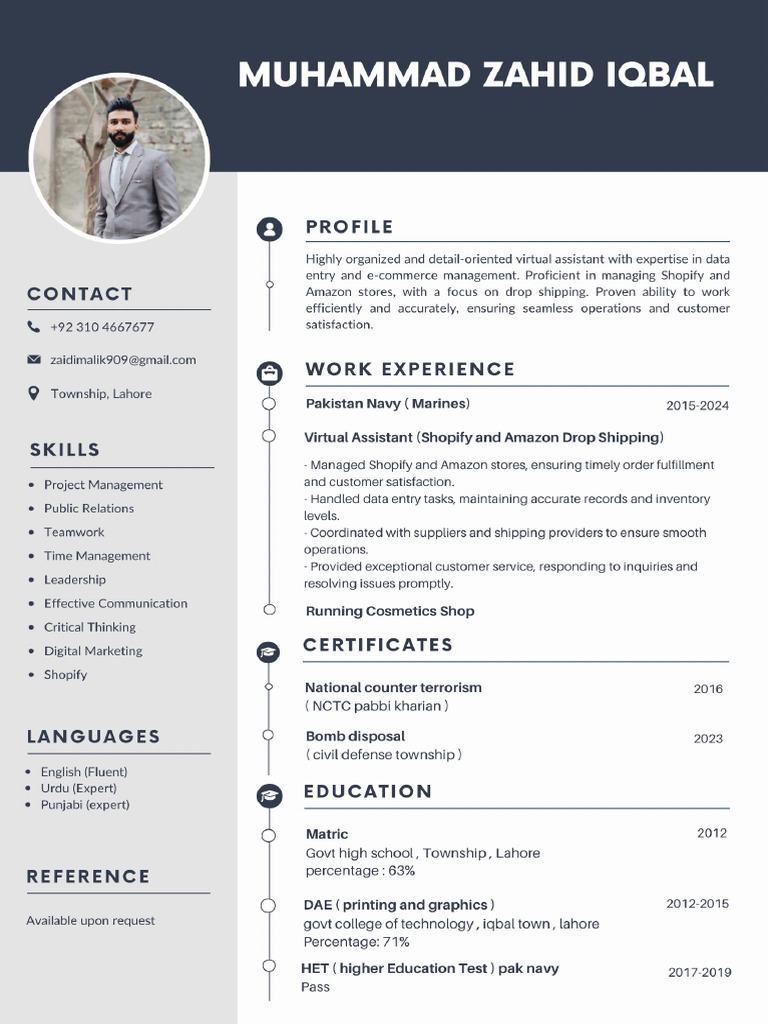 Zahid Resume | PDF
