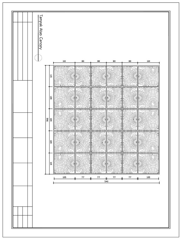 Rangka Canopy Rev | PDF