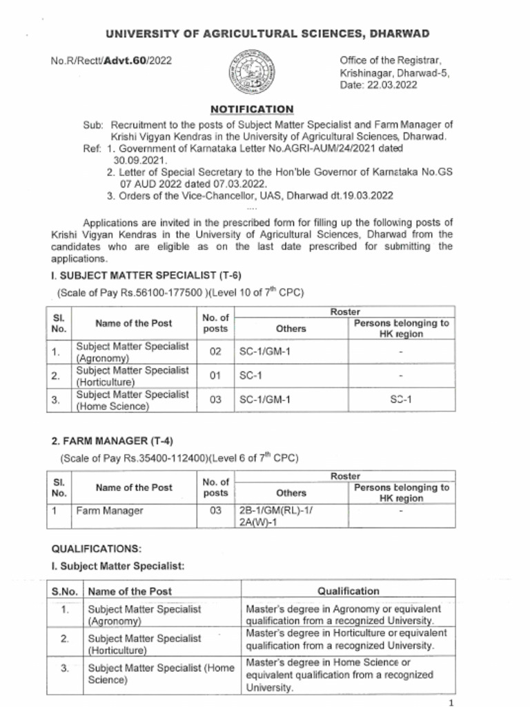 Notification | PDF