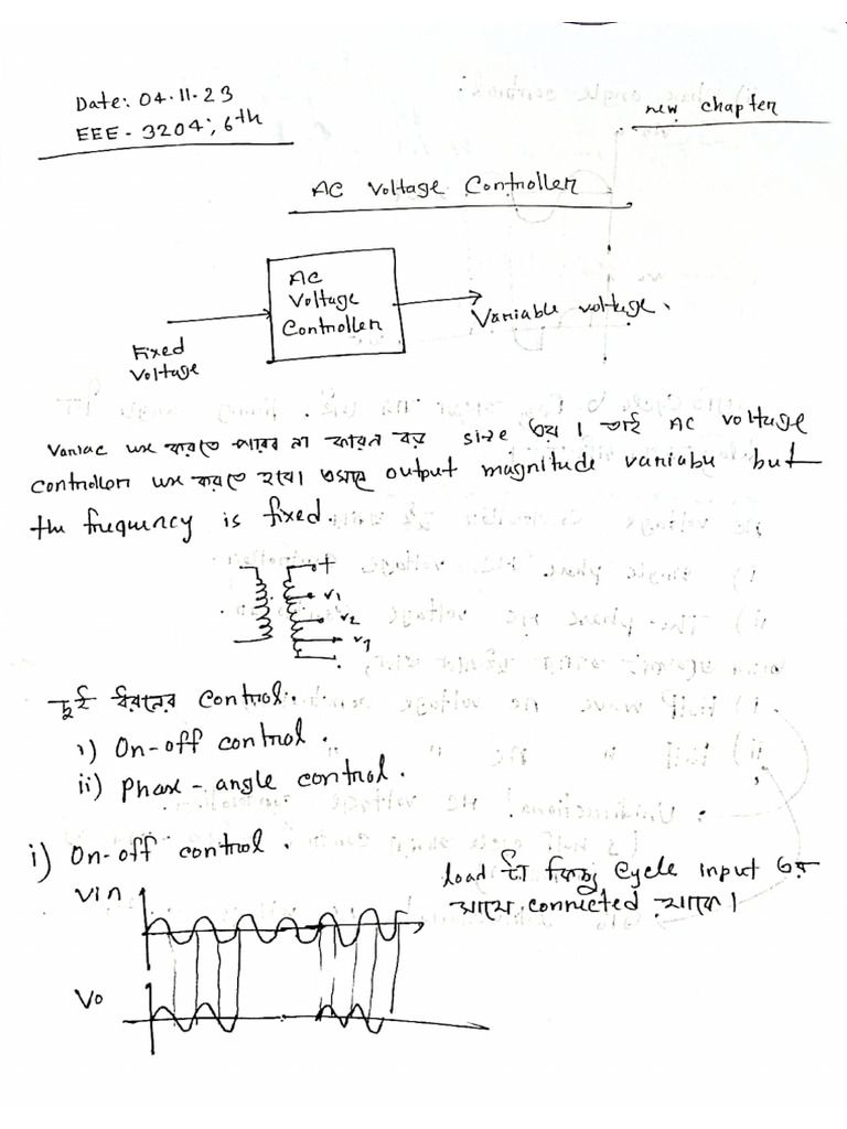 Ac Voltage Controller | PDF