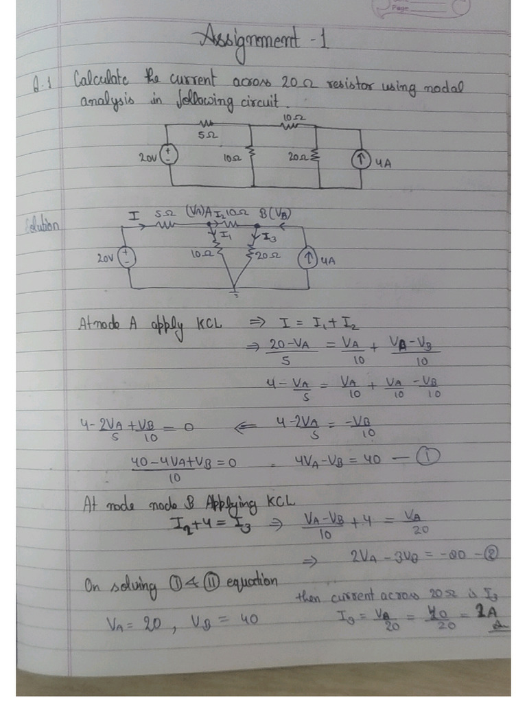 Assignment Electrical | PDF