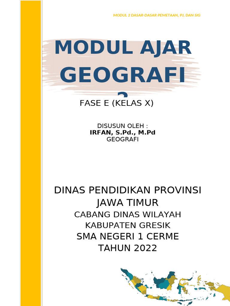 Modul Ajar 2 - Peta PJ Sig | PDF