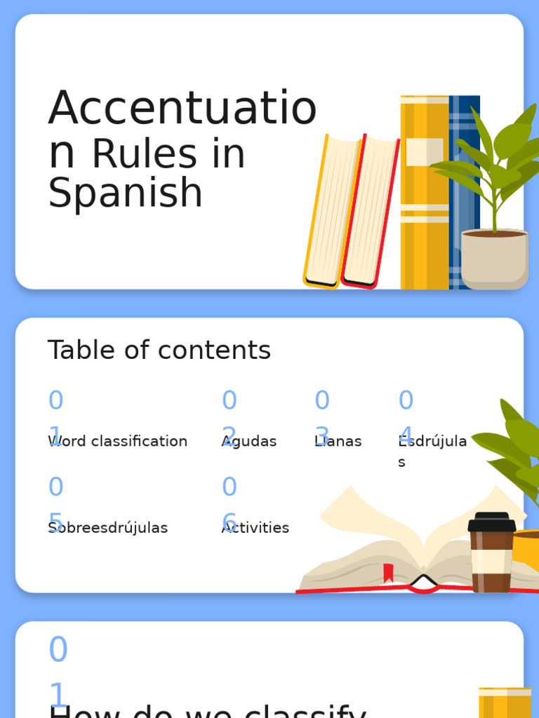 En Accentuation Rules in Spanish by Slidesgo | PDF | Stress ...