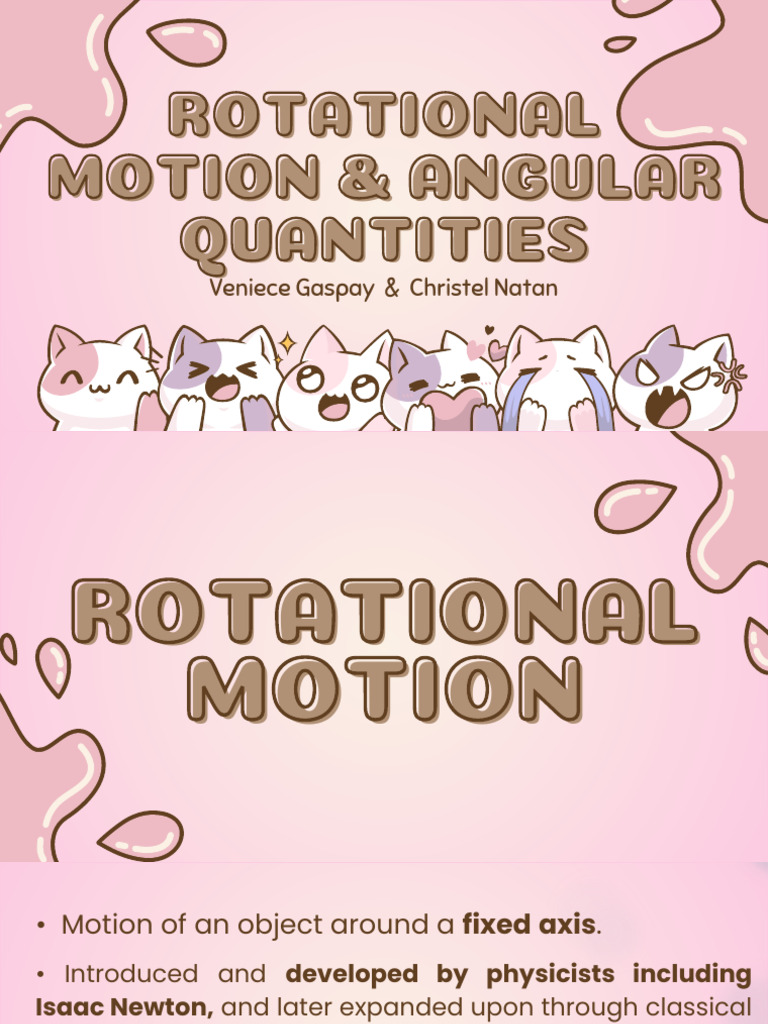 Science PP T | PDF | Rotation Around A Fixed Axis | Torque