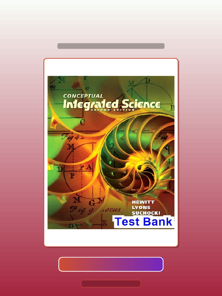 Conceptual Integrated Science 2nd Edition Hewitt Ebook and TestBank ...