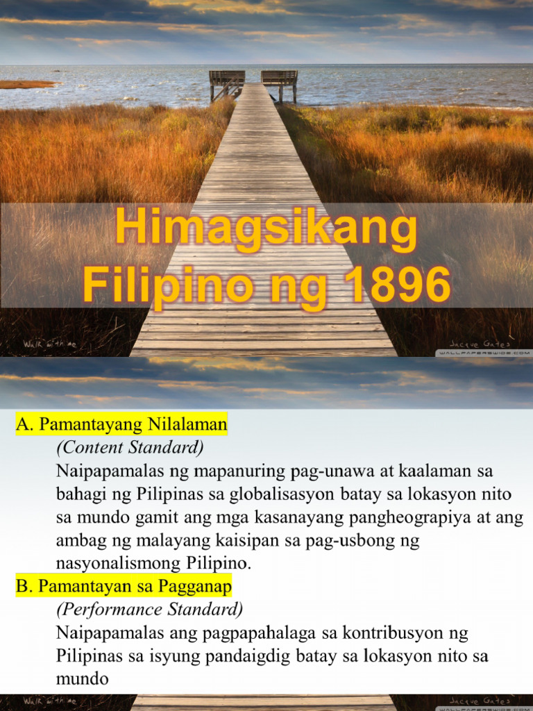 Himagsikang Filipino NG 1896 | PDF