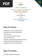 Units and Dimensions Notes Class11 | PDF