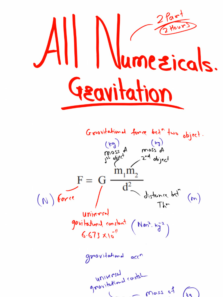 gravitation lecture 5 numerical-part 1 | PDF
