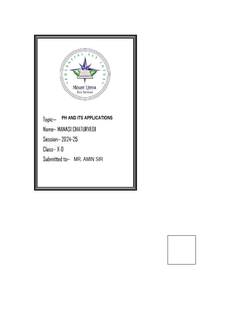 Mr. Amin Sir: PH and Its Applications | PDF