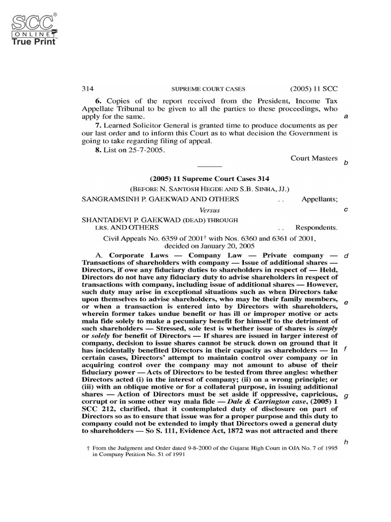 Sangram Singh v. Shanta Devi | PDF | Supreme Court Of The United States ...