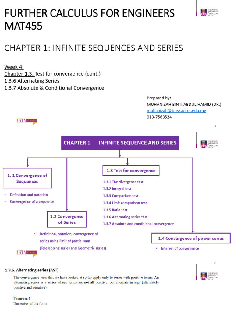 W4 MAT455 (1.3.6 & 1.3.7) | PDF