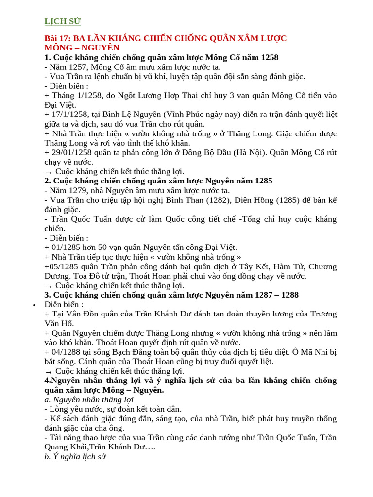 Nội Dung Ghi Bài Lớp 7-Đề Ôn Chk2 | PDF