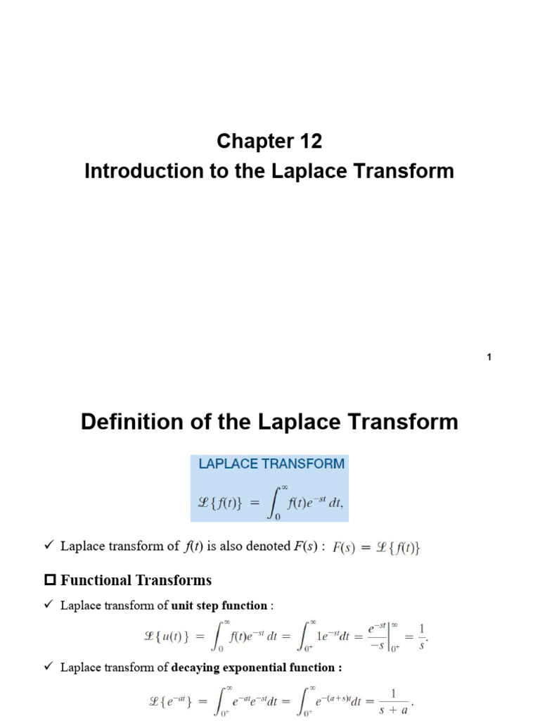 電路學講義第12章（柏） (Note) | PDF | Laplace Transform | Rational Number