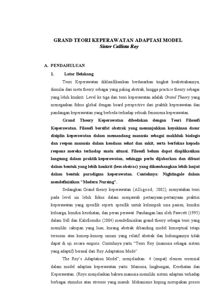 Tgs Grand Teori Roy Ok | PDF