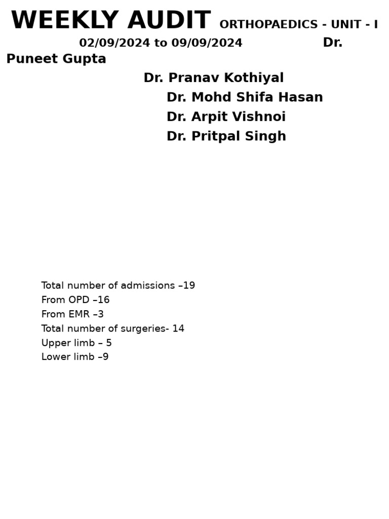9-9-24 Final | PDF | Knee | Musculoskeletal System