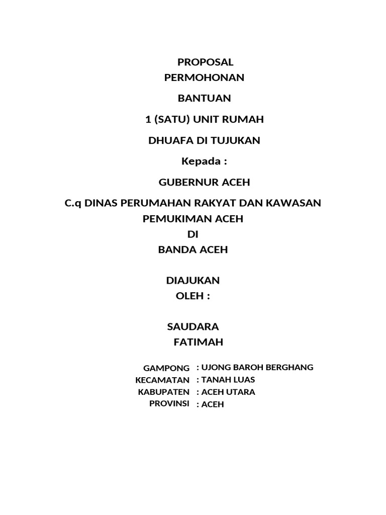 Sampul Proposal | PDF