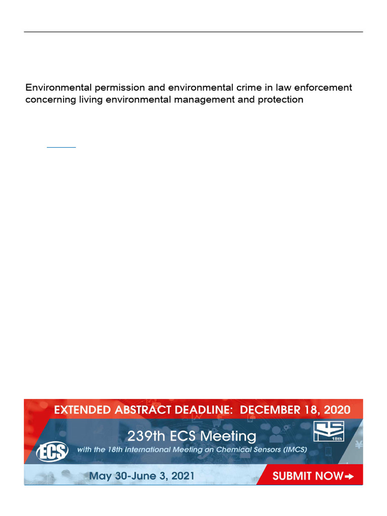Environmental Research 2 | PDF | Environmental Law | Regulatory Compliance