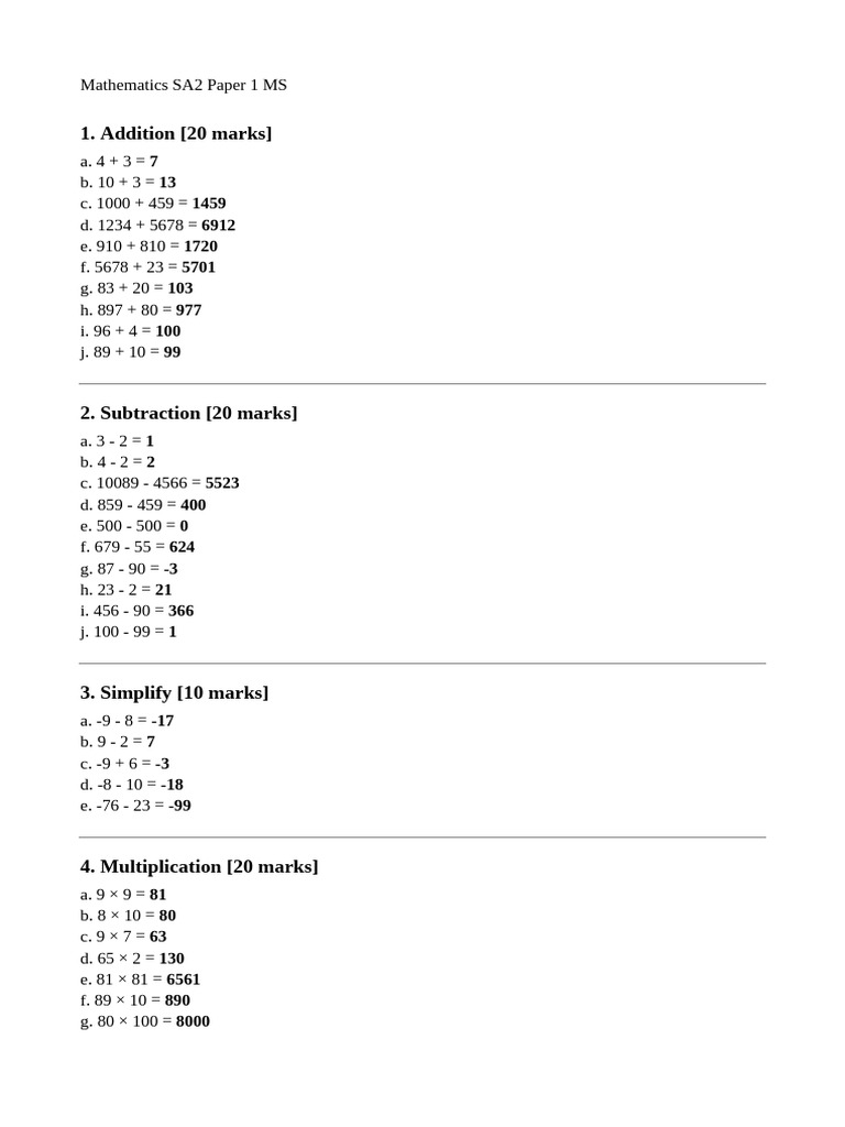 Mathematics SA2 QP 12 MS | PDF | Volume | Area