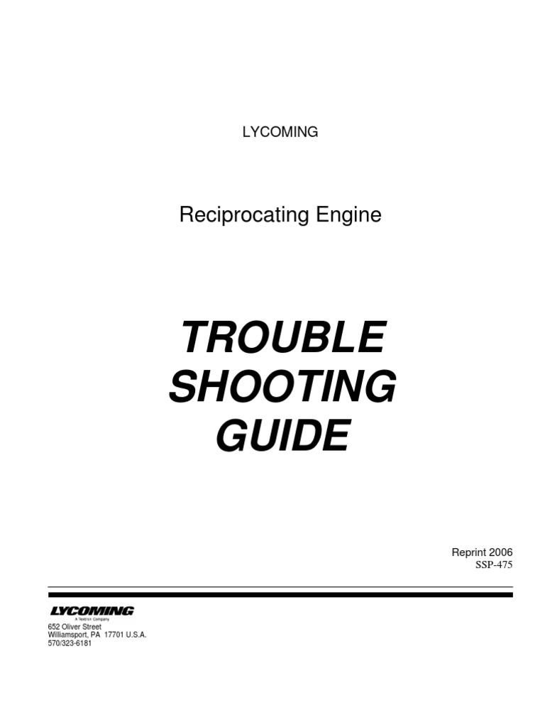 Trouble Shooting Guide | Download Free PDF | Turbocharger | Fuel Injection