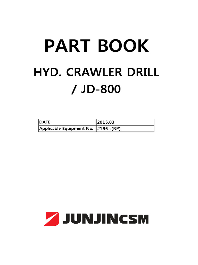 JD 800rp (#196, Jet 8ii, Yh 70) Part Book | PDF