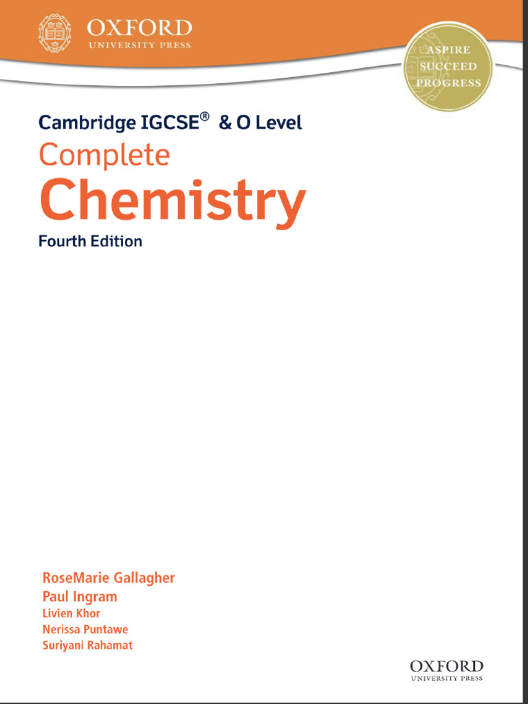 Cambridge IGCSE & 0 Level Complete Chemistry Fourth Editon | PDF