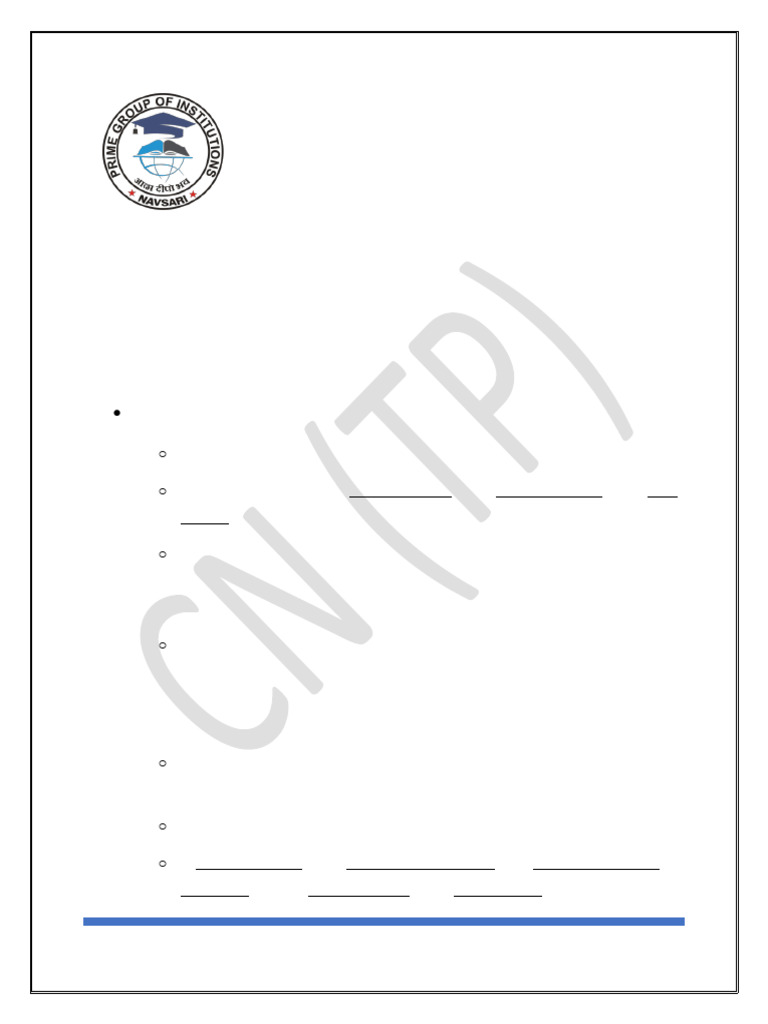 CN Notes TP Unit-2 | PDF
