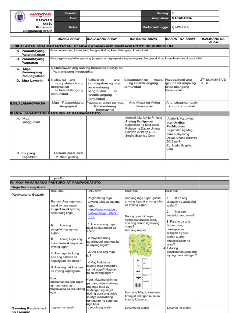 G2 Makabansa DLL W4 | PDF