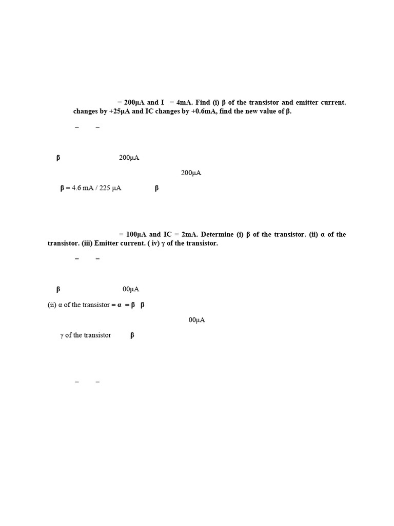 UNit-1 Tutorial ACKTS | PDF | Bipolar Junction Transistor | Amplifier