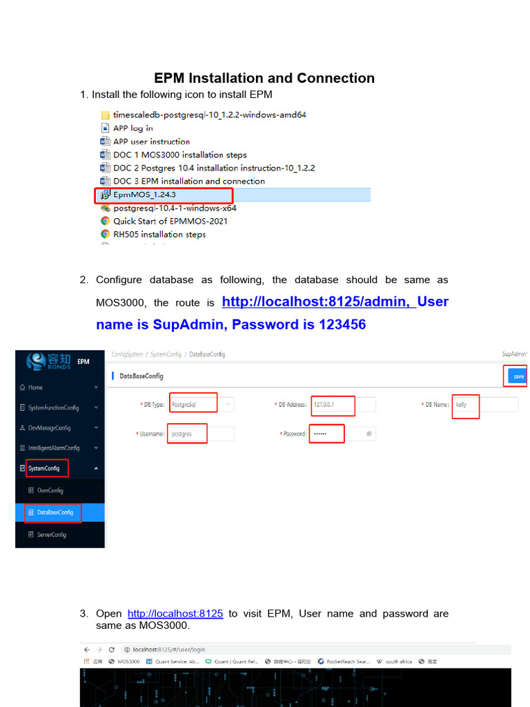 3 EPM Installation and Connection | PDF