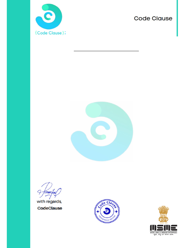Internship Certificate for Swasti Saha Roy | PDF