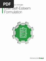 Cognitive Behavioral Model of Low Self Esteem Fennell 1997 - Lang Eng Us - Format Professional ...