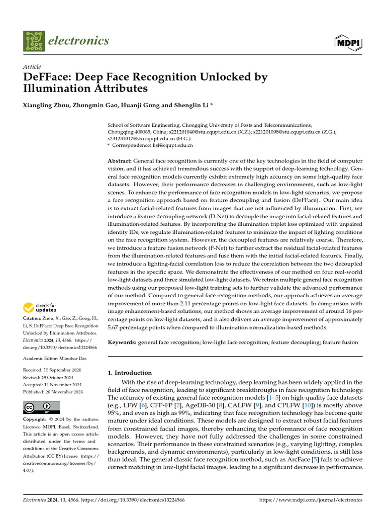 Electronics 13 04566 v2 | PDF | Infrared | Deep Learning
