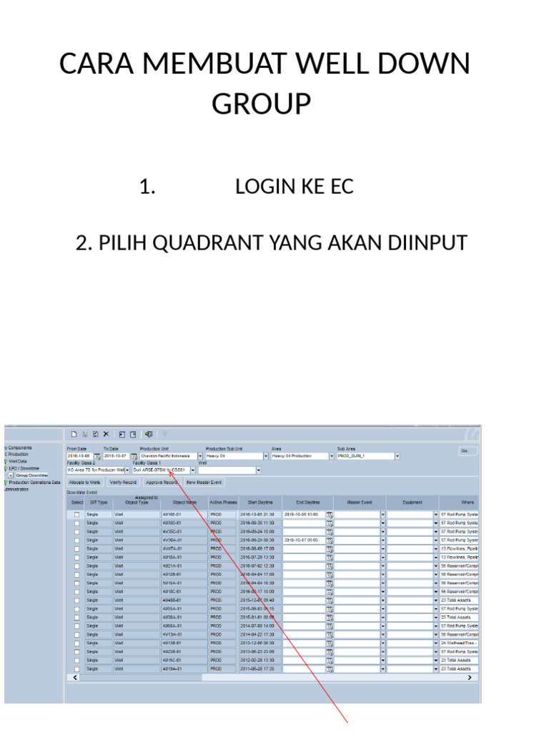 Cara Membuat Well Down Group | PDF