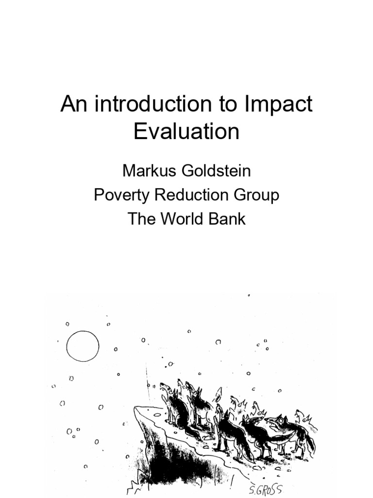 Introduction To Impact Evaluation | PDF | Scientific Method | Methodology