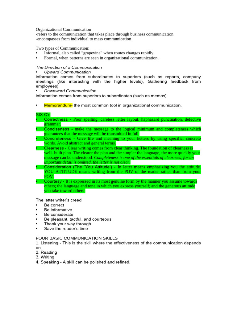 Organizational Communication | PDF