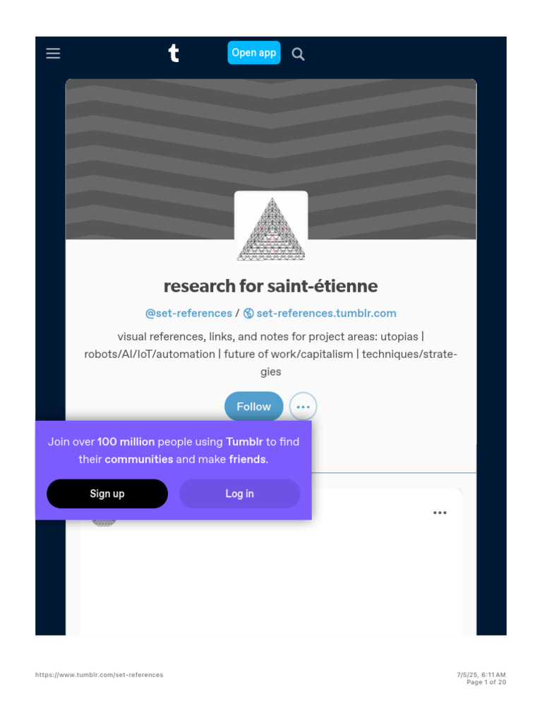 @set-References On Tumblr | PDF | Cyberspace | Computing