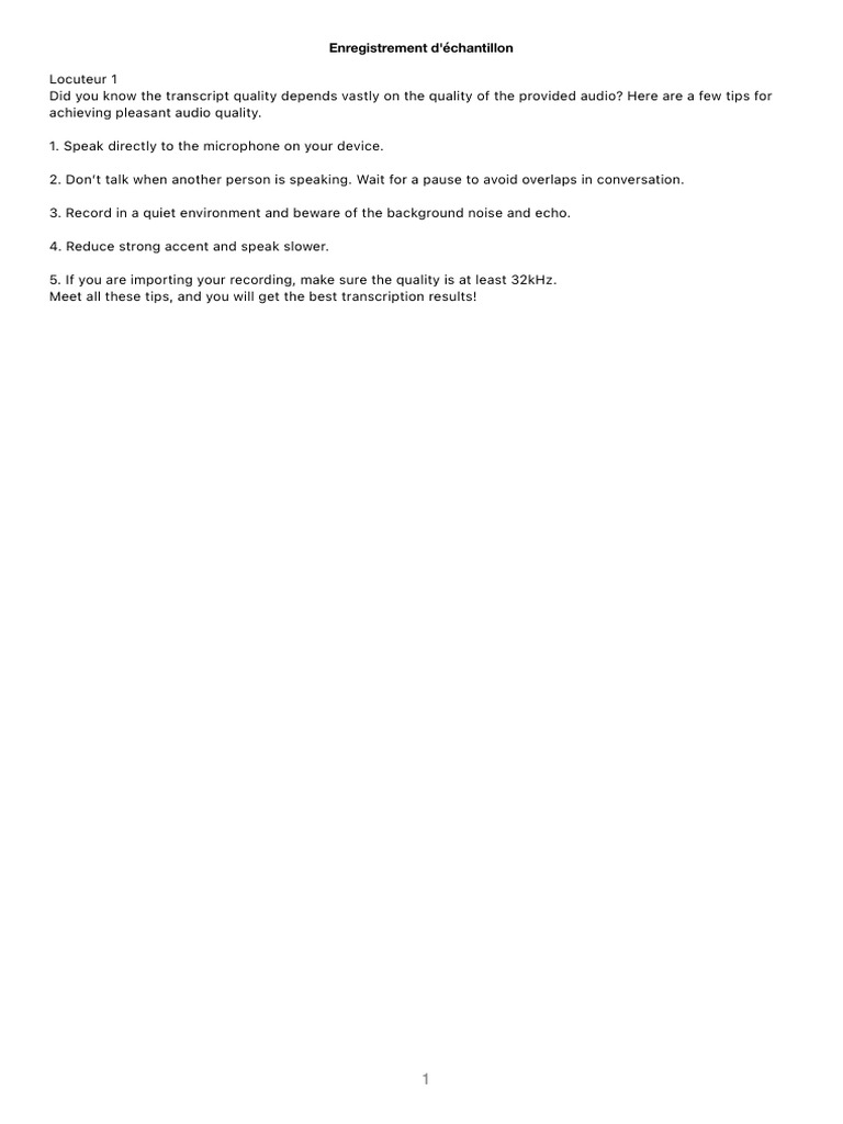 Transcription | PDF
