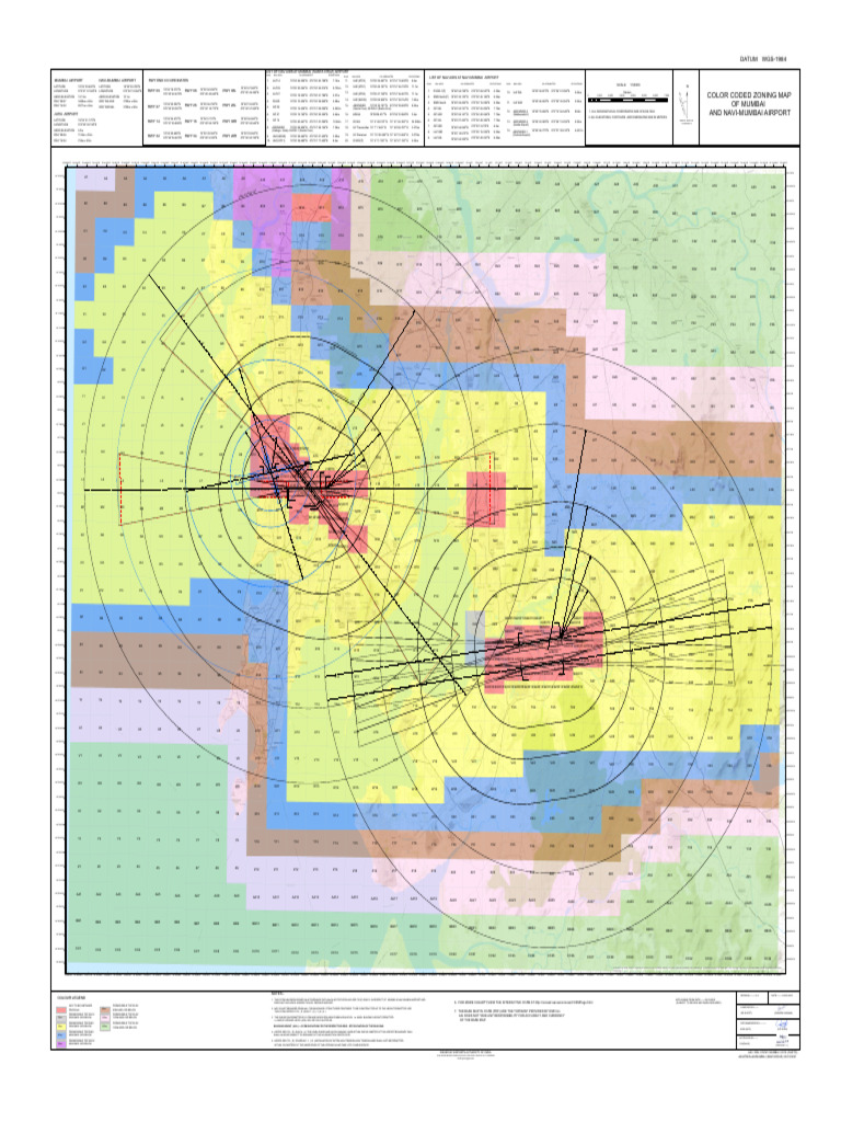 CCZM Map - Mumbai & Navi Mumbai - 29032023 | PDF | Navigation | Geophysics