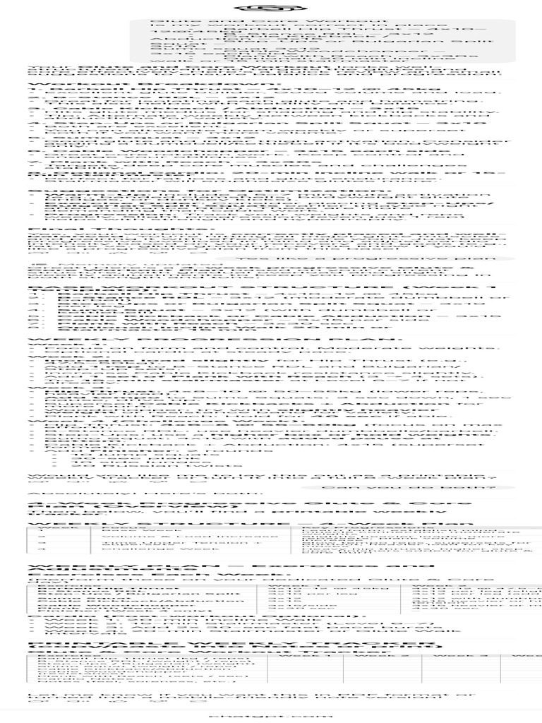 Glute Core Workout Review | PDF