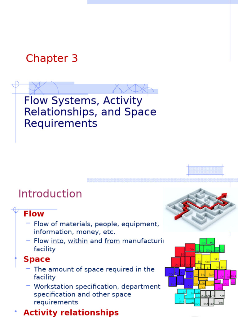 Flow Systems and Space Requirements | PDF