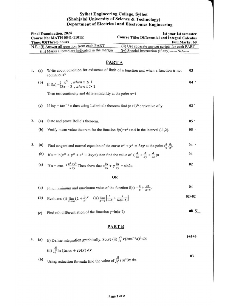 Sec Eee 9th 1-1 Math101e | PDF