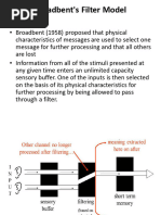 Treisman's Attenuation Theory Explained | PDF | Attention | Brain
