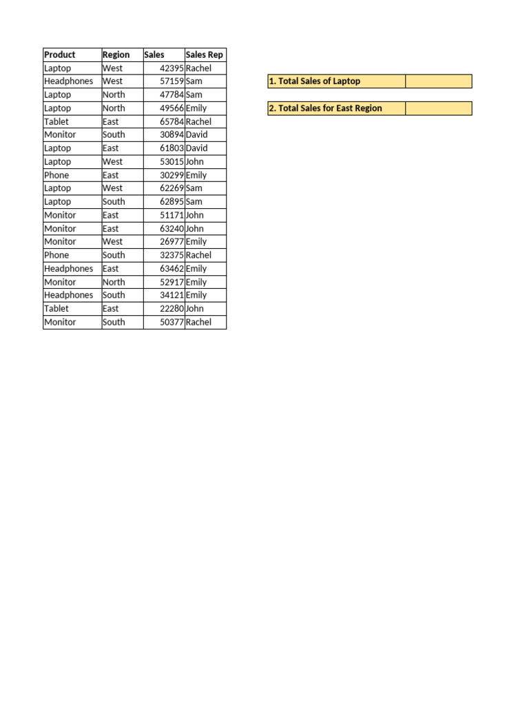 Excel Assignment 6 | PDF